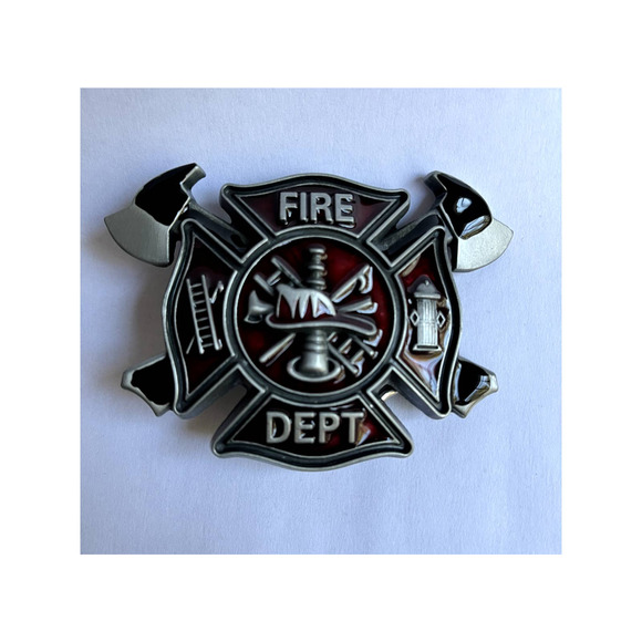 Unknown | Accessories | Fire Department Fd Fire Fighter Belt Buckle ...